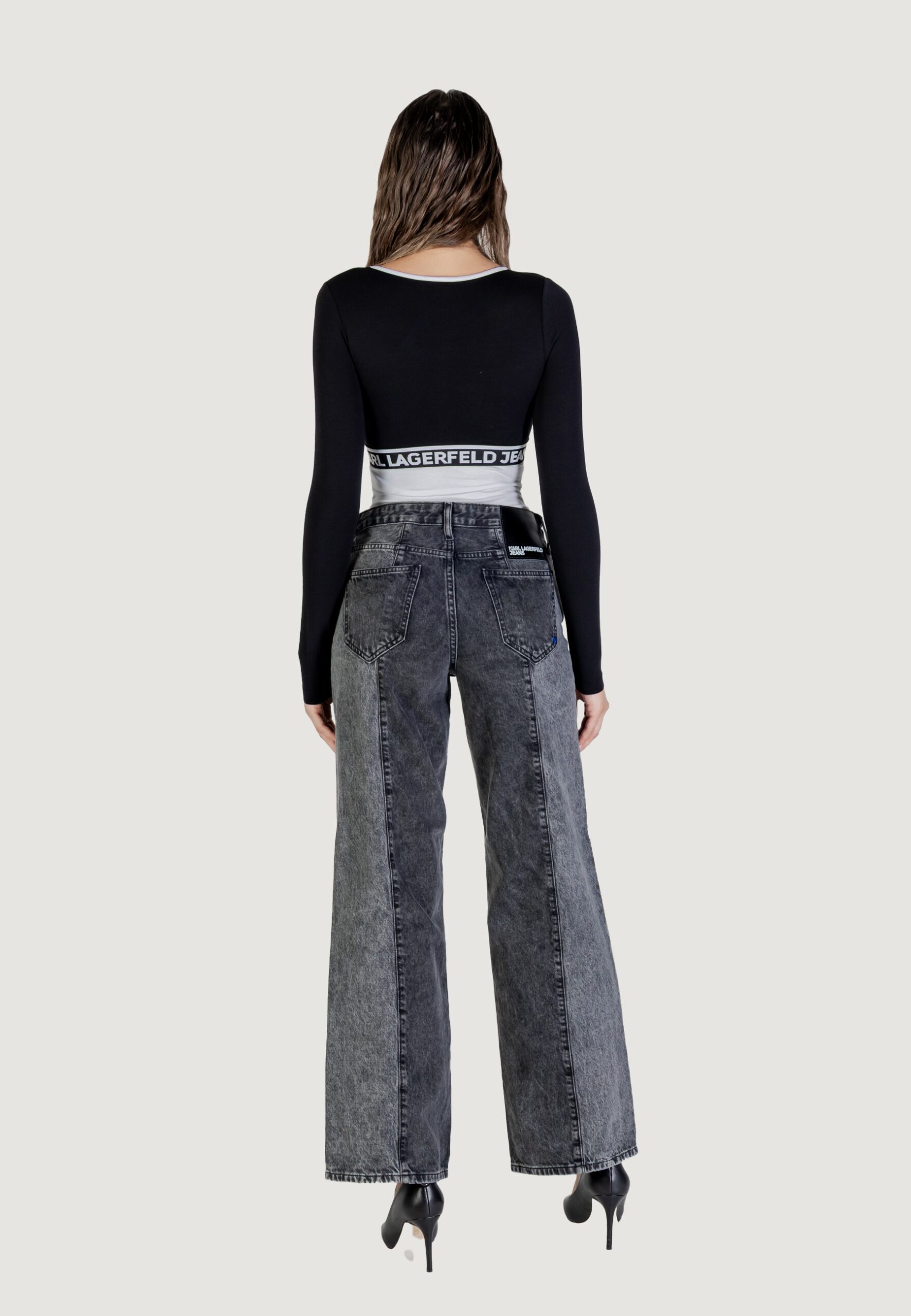 Body Karl Lagerfeld Jeans klj blocked body Black-White | A3W17045 ...
