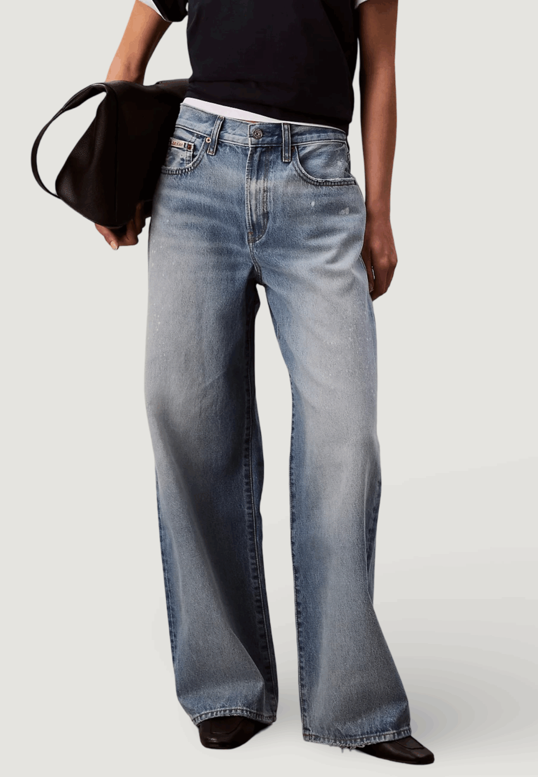 Jeans bootcut Calvin Klein Jeans the wide leg rainy b Denim ...